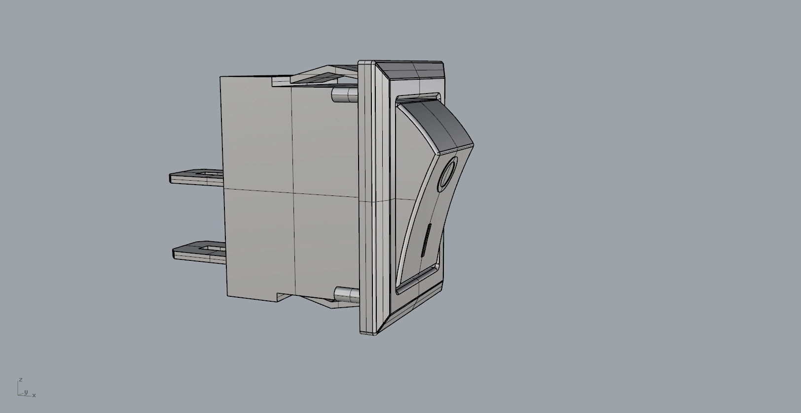 POWER BUTTON Switch 3D model 3D model 3D printable | CGTrader