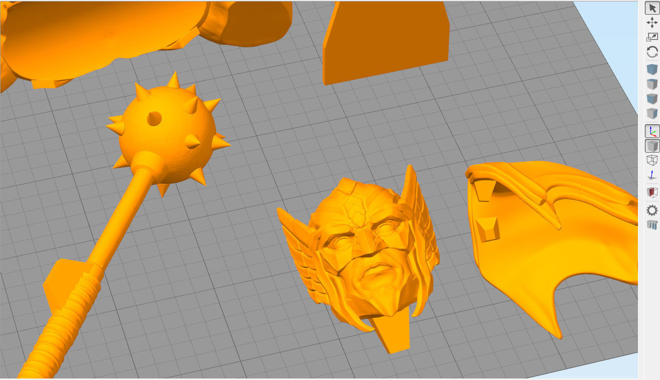 Hawkman golden man 3D model 3D printable | CGTrader