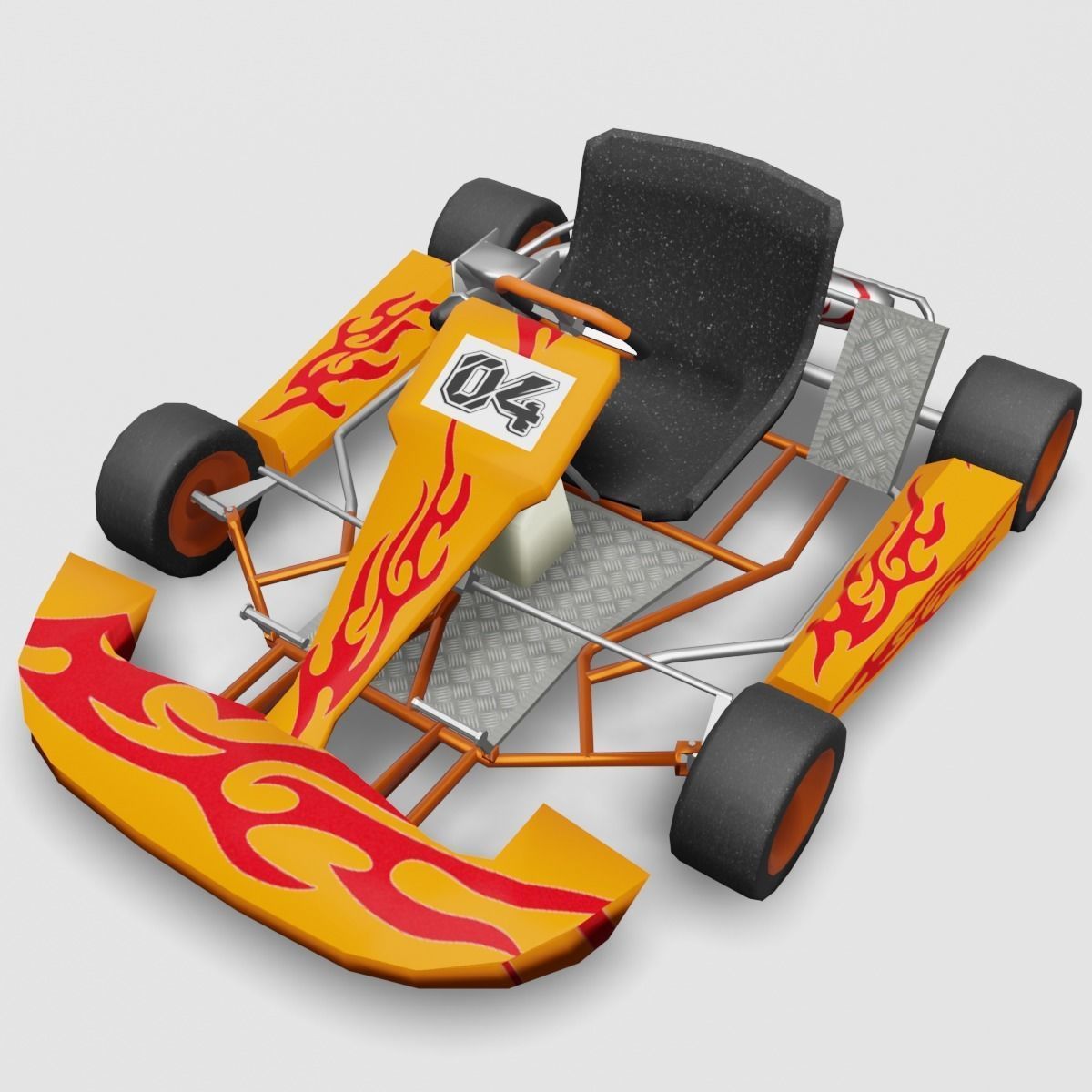 3D model Go Kart VR / AR / low-poly | CGTrader
