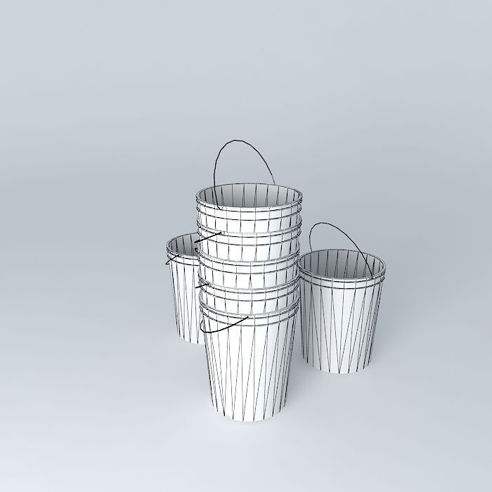 Five gallon bucket free 3D model | CGTrader