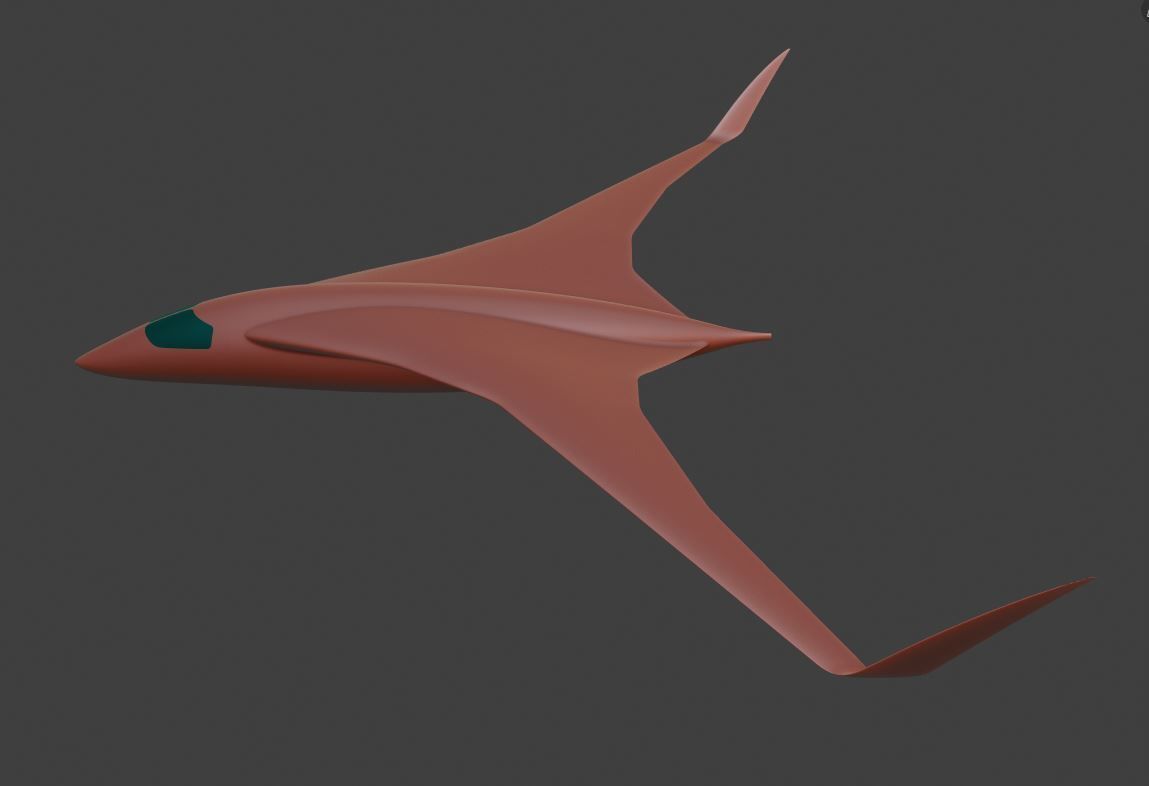 BWB EVO T 3D model | CGTrader