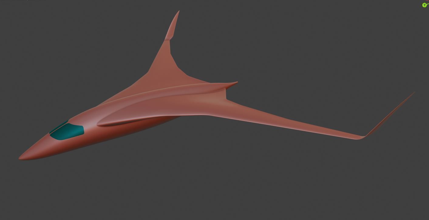 BWB EVO T 3D model | CGTrader