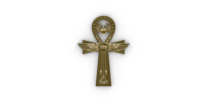 ANKH SYMBOL 3D model 3D printable | CGTrader