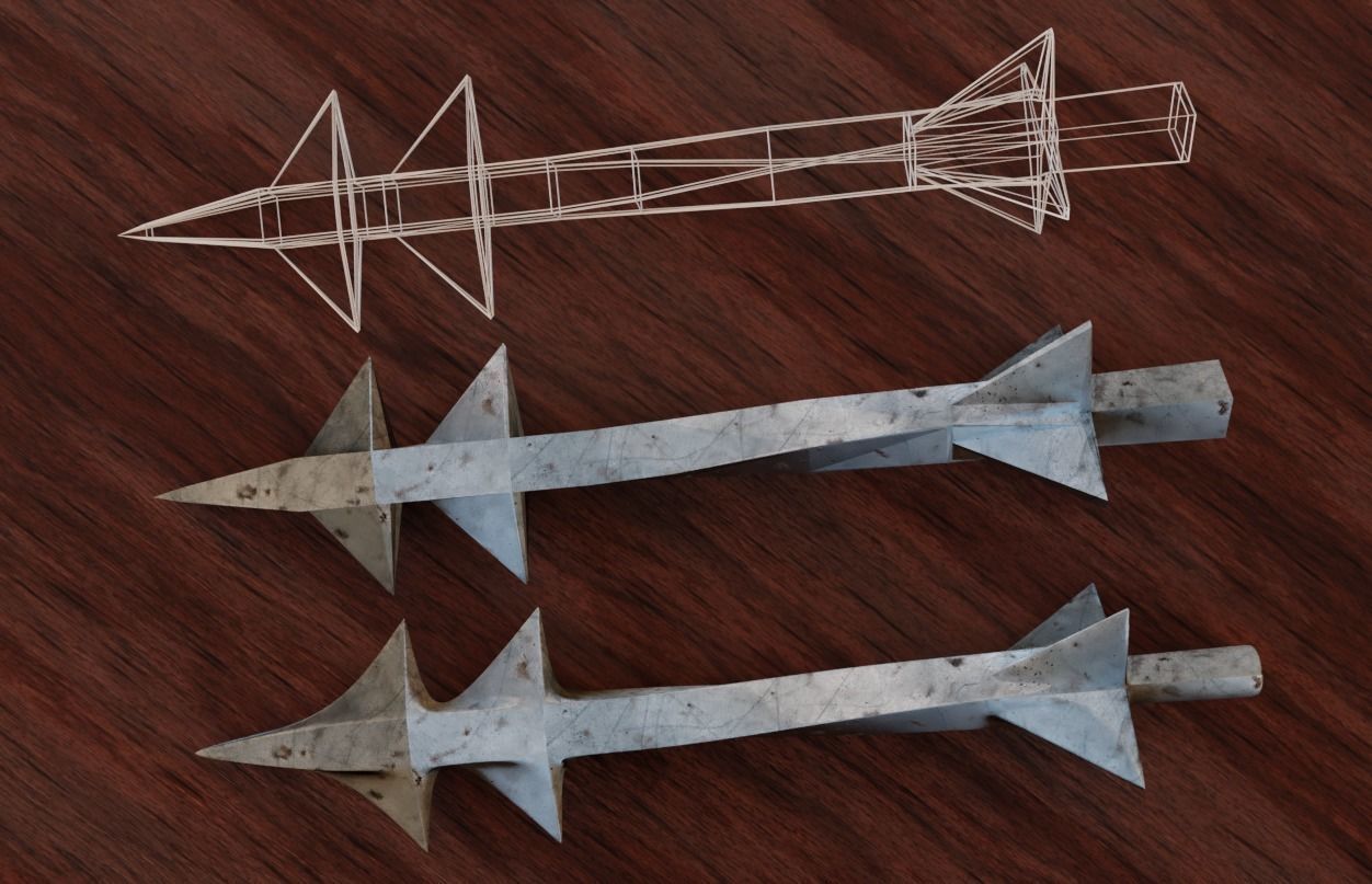 3D model Hunting Dart VR / AR / low-poly | CGTrader