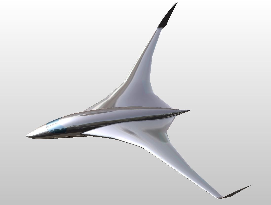 BWB EVO M 3D model | CGTrader