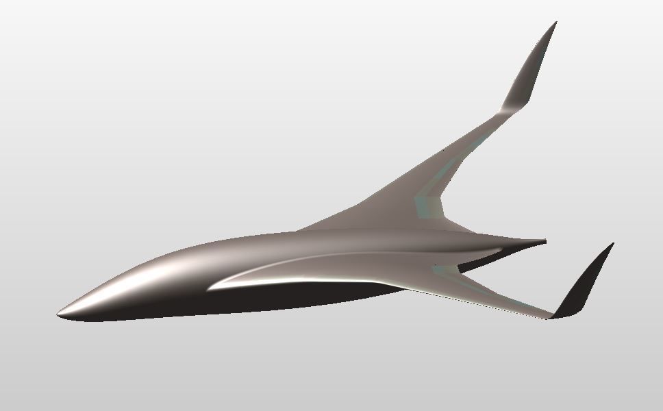 BWB EVO M 3D model | CGTrader