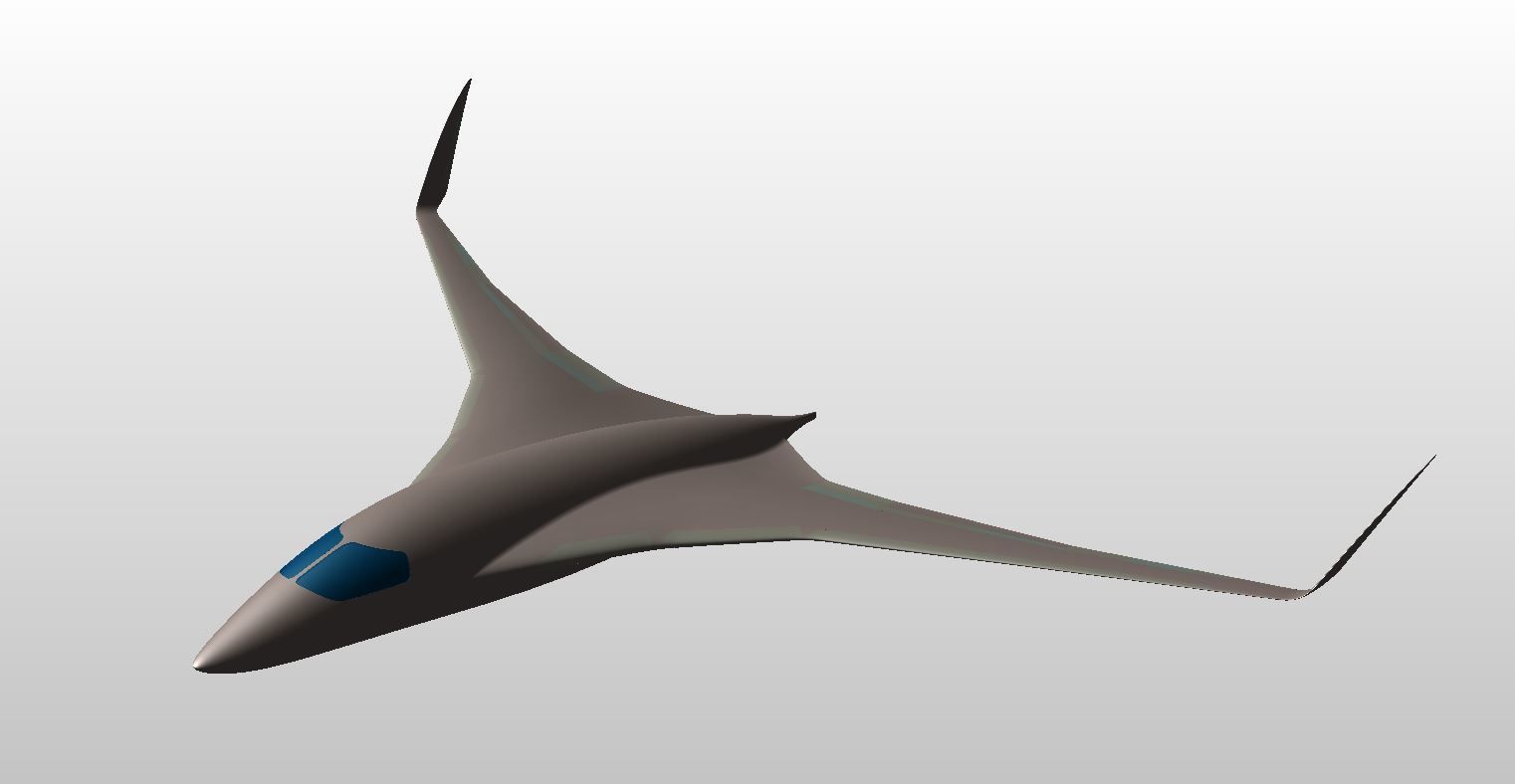 BWB EVO M 3D model | CGTrader