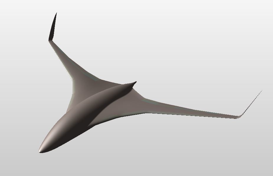 BWB EVO M 3D model | CGTrader