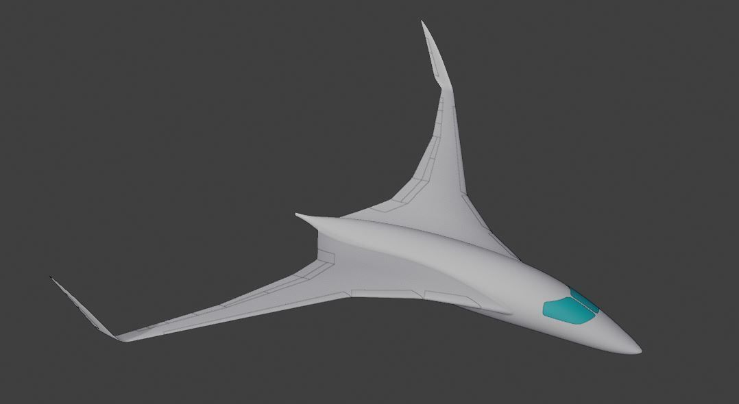 BWB EVO M 3D model | CGTrader