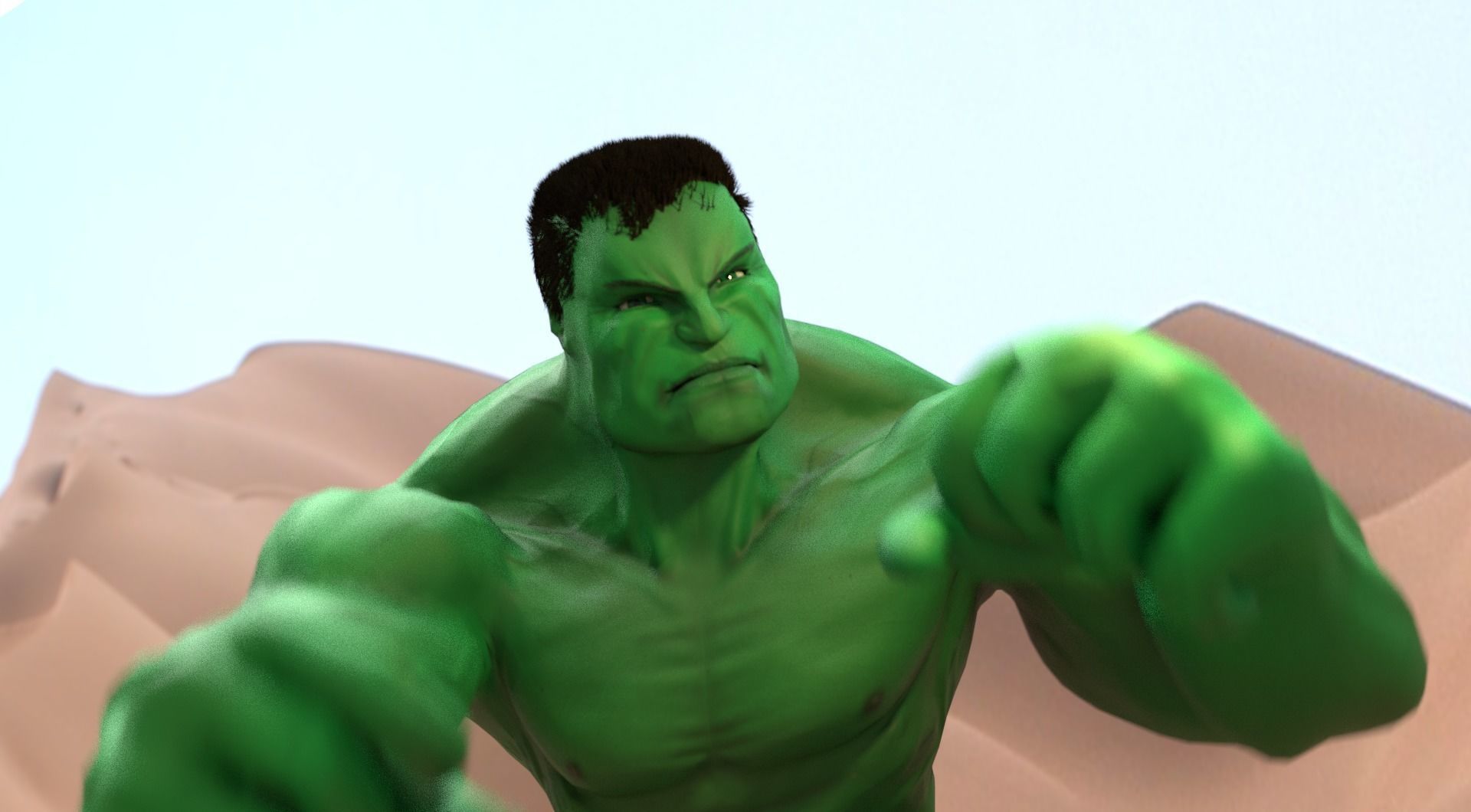 3D model Hulk Rigged and Animated 2018 VR / AR / low-poly | CGTrader