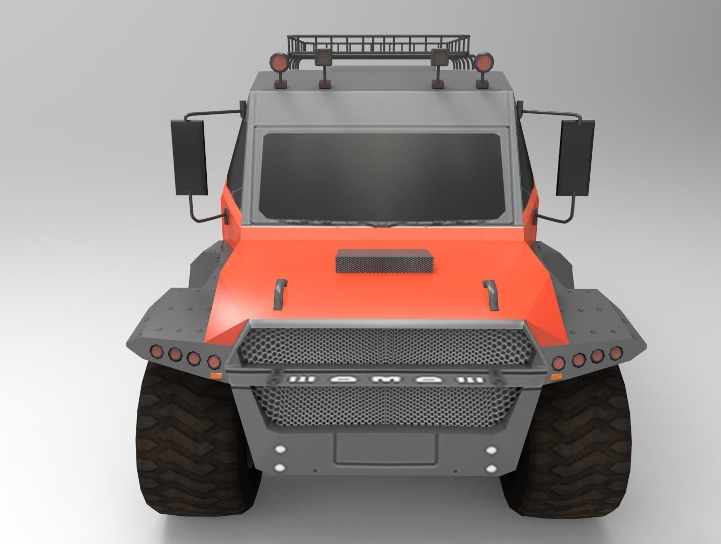3D model 8X8 Russian Centipede Truck VR / AR / low-poly | CGTrader