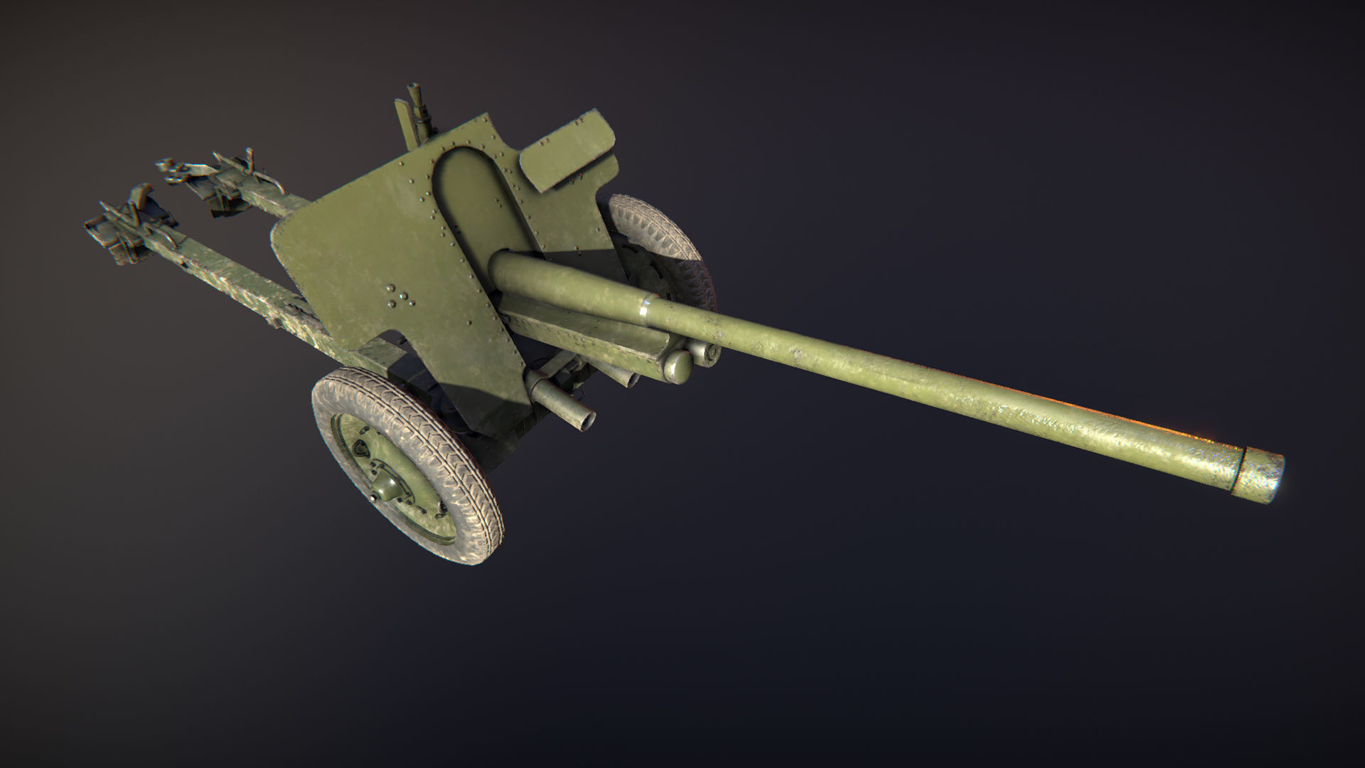 3D model Artillery VR / AR / low-poly | CGTrader