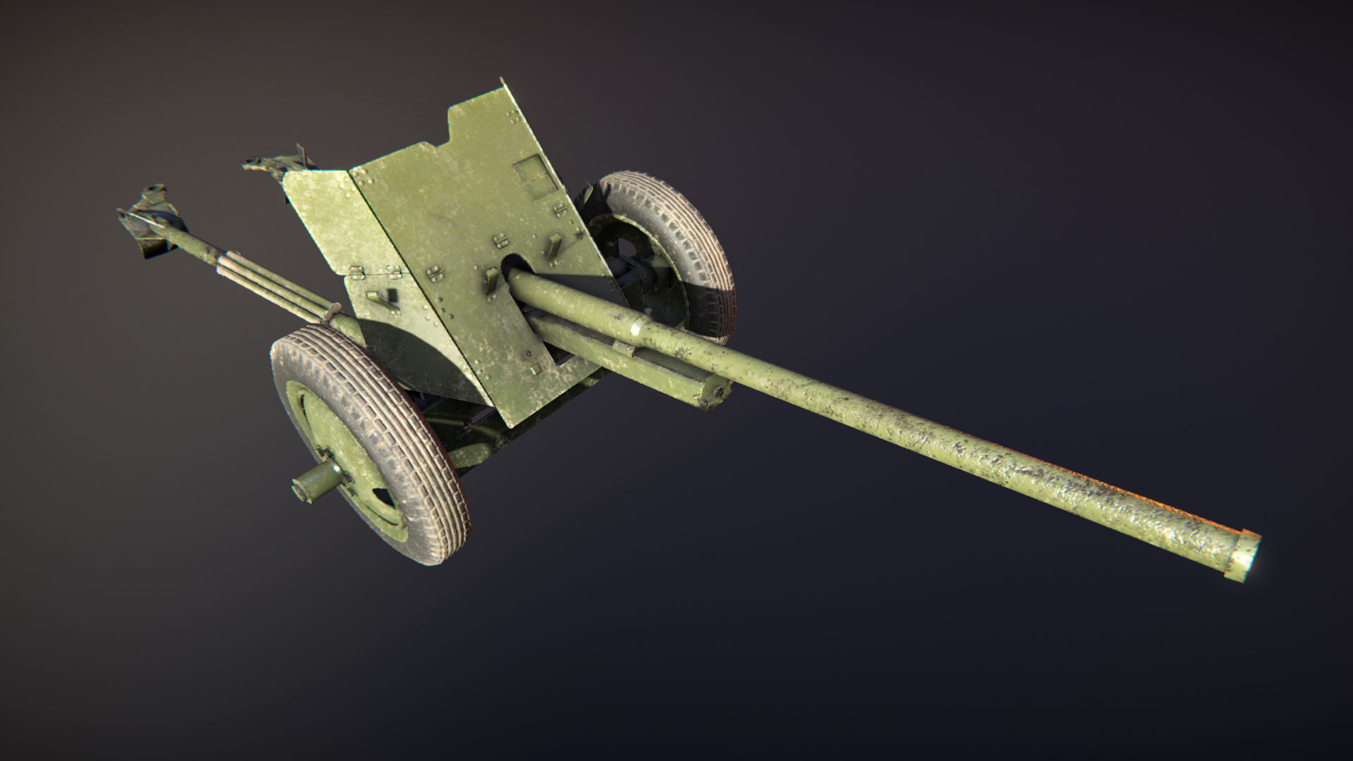 3D model Artillery VR / AR / low-poly | CGTrader