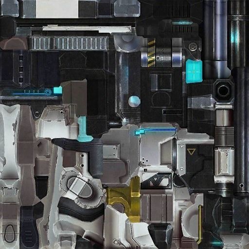 Futuristic Sub-machine Gun free VR / AR / low-poly 3D model | CGTrader