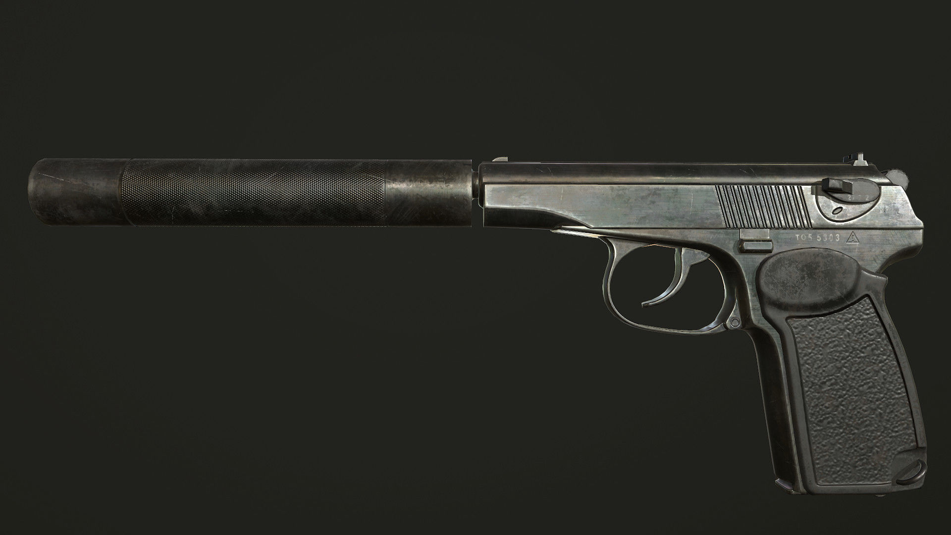 3D model Pistol Makarov VR / AR / low-poly | CGTrader