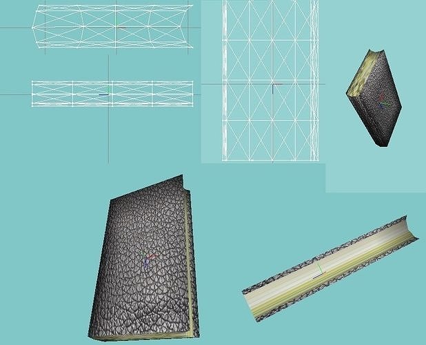 Old book free 3D model | CGTrader