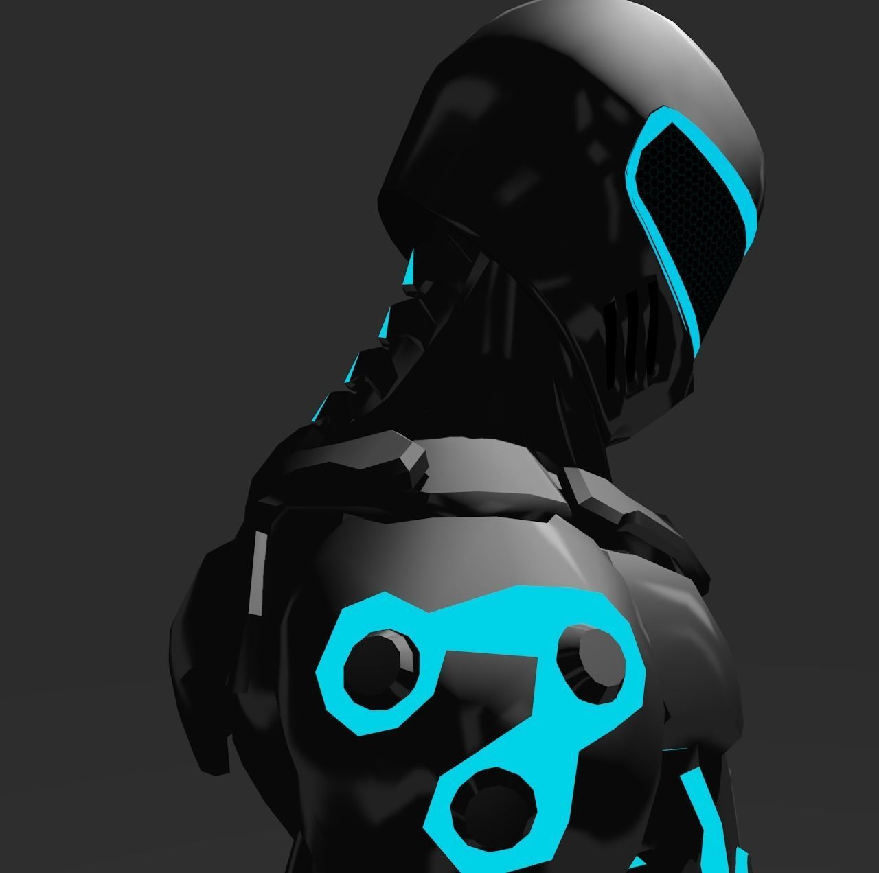 My superhero Mathveus Ultra costume 3D model rigged | CGTrader