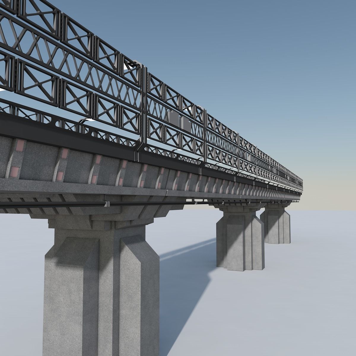 Sci fi Bridge 3D model | CGTrader