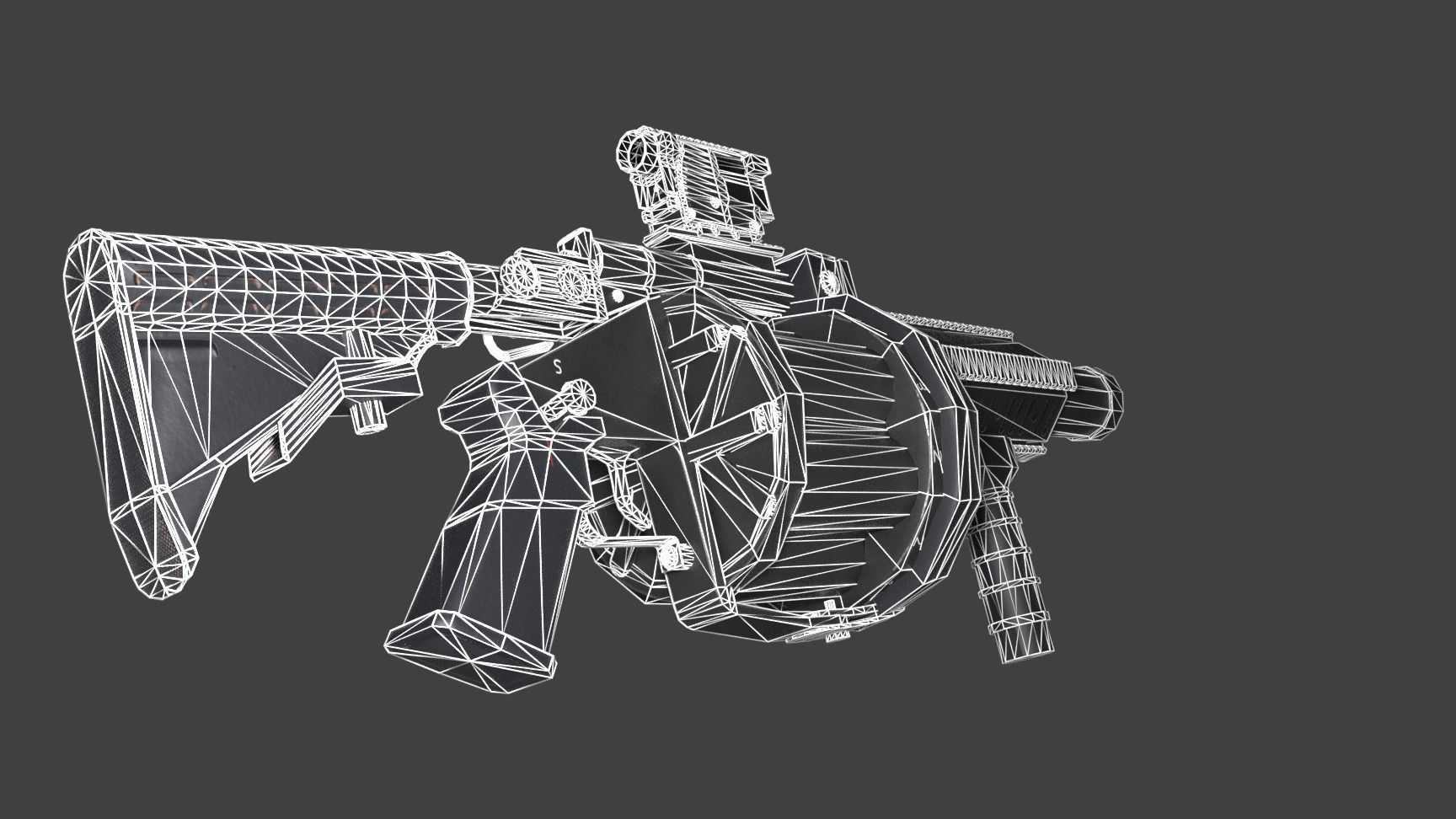 3D model M32 MGL VR / AR / low-poly | CGTrader