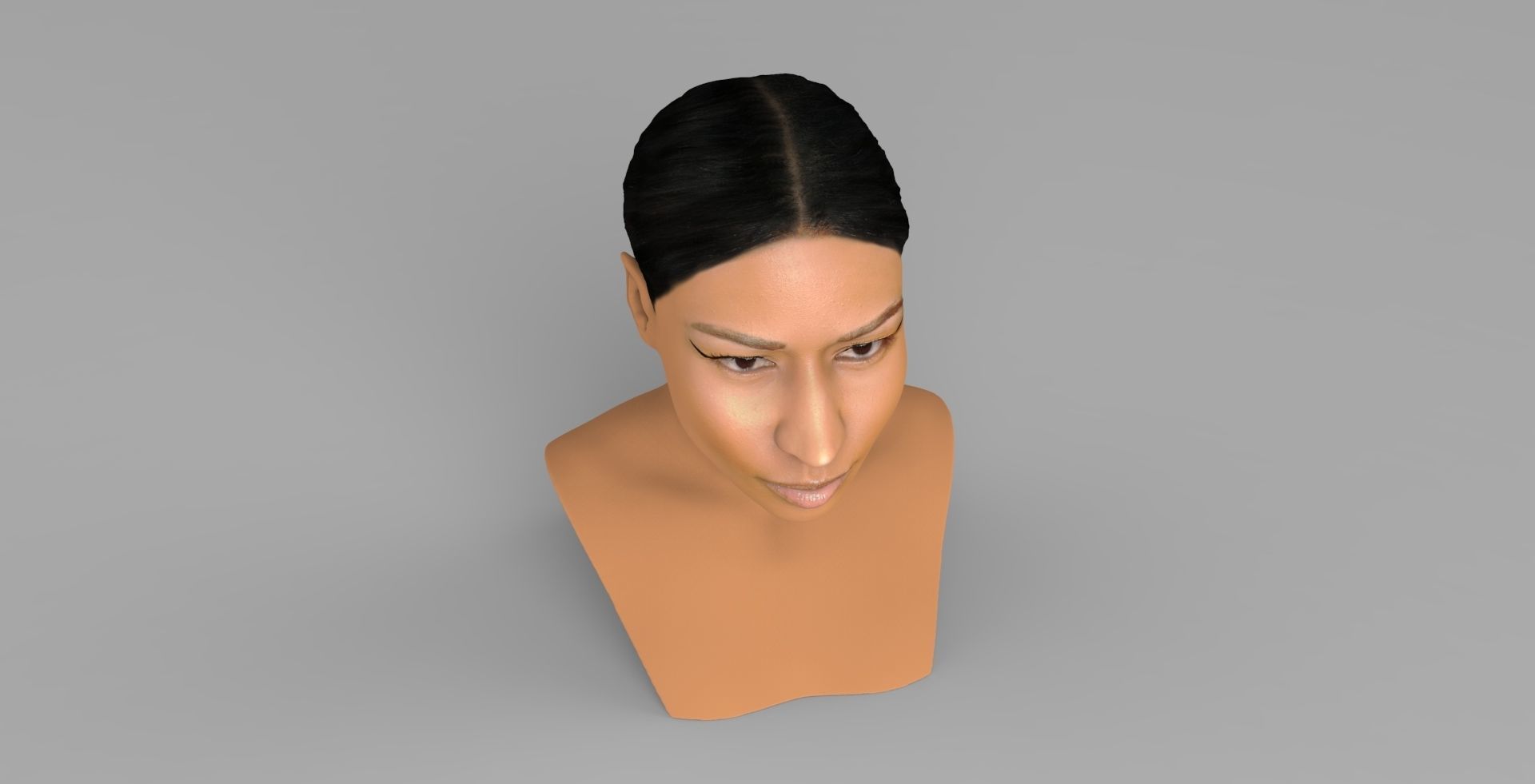 Nicki Minaj bust ready for full color 3D printing 3D model 3D printable ...