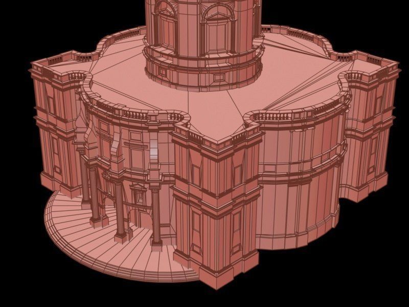 National Pantheon 3D model | CGTrader