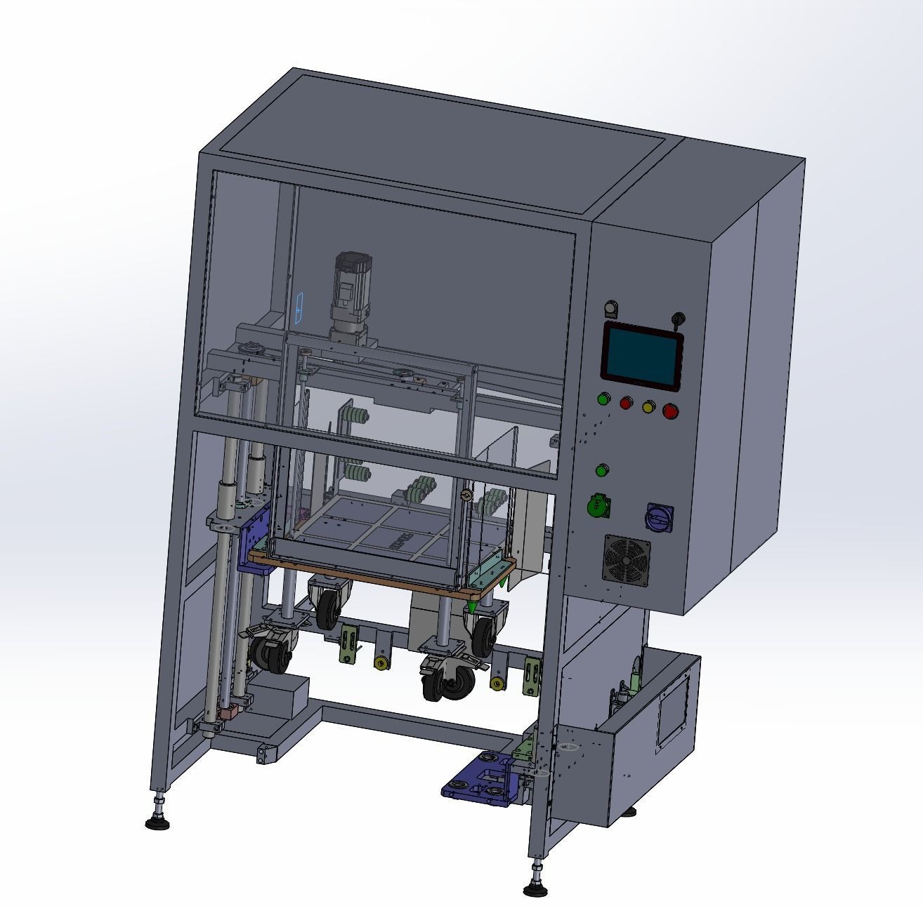 Elevator type loading and unloading equipment 3D model | CGTrader