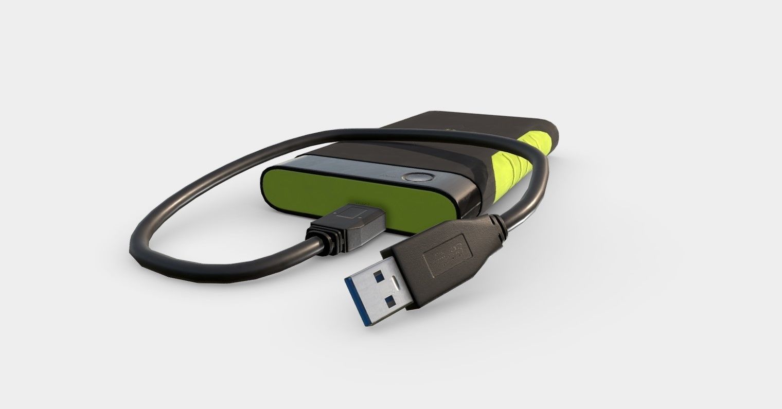 3D model portal hard drive model VR / AR / low-poly | CGTrader