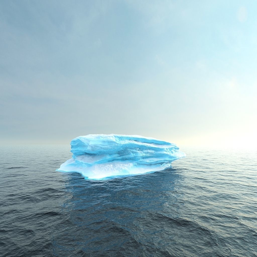 3D model Photorealistic V-Ray render ready Iceberg kit VR / AR / low ...