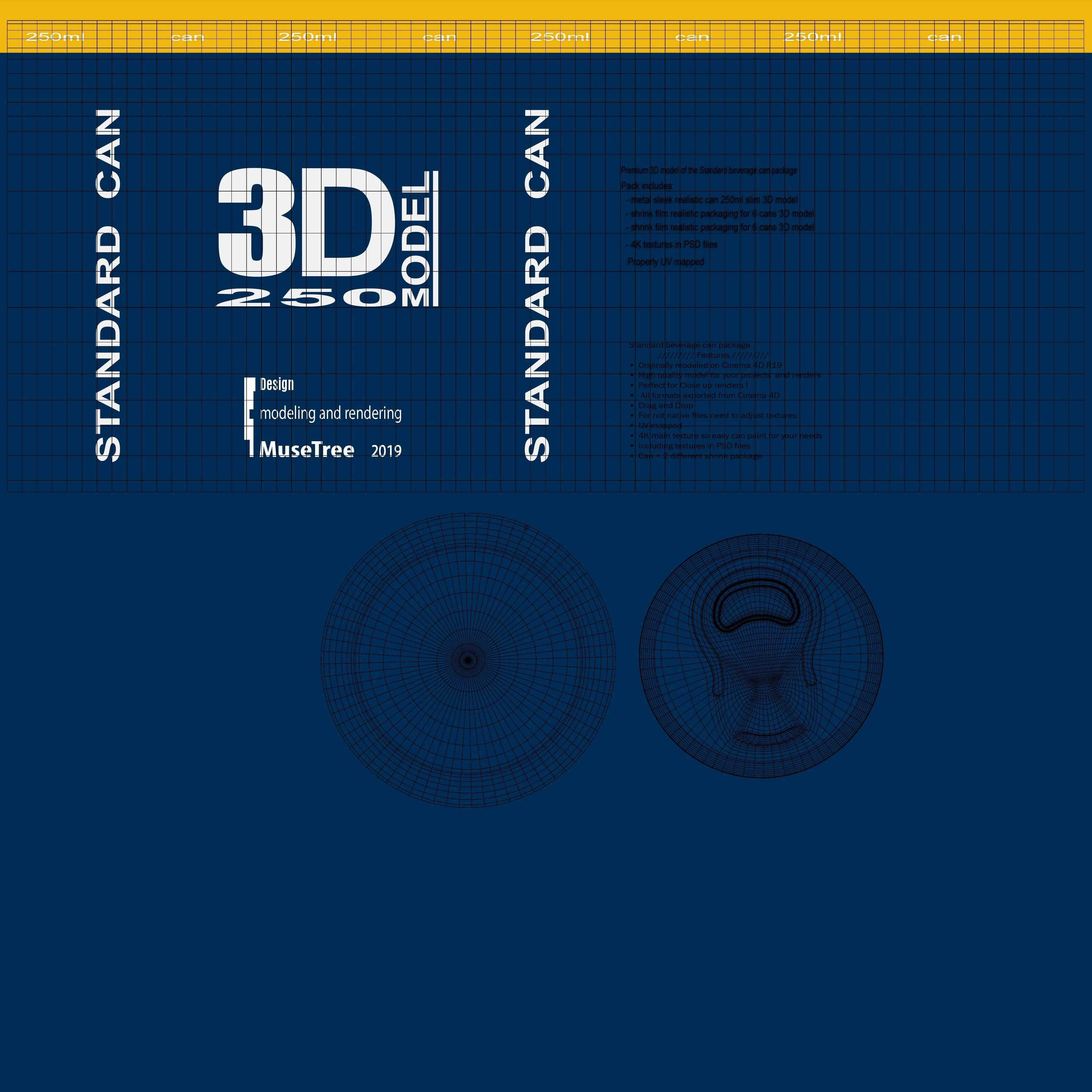 Cans in a plastic shrinkwrap 3D models Mega Pack 3D model | CGTrader