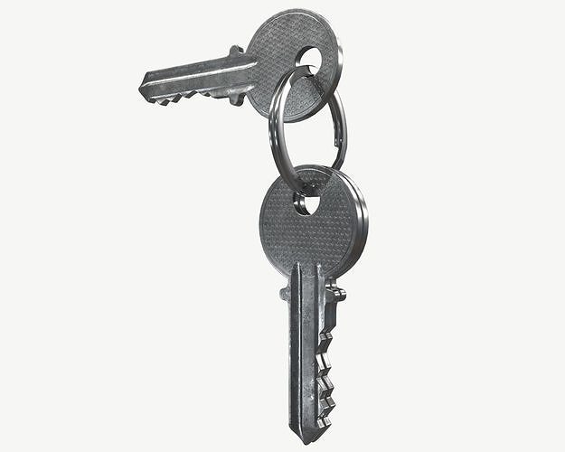 normal key set 3D model | CGTrader