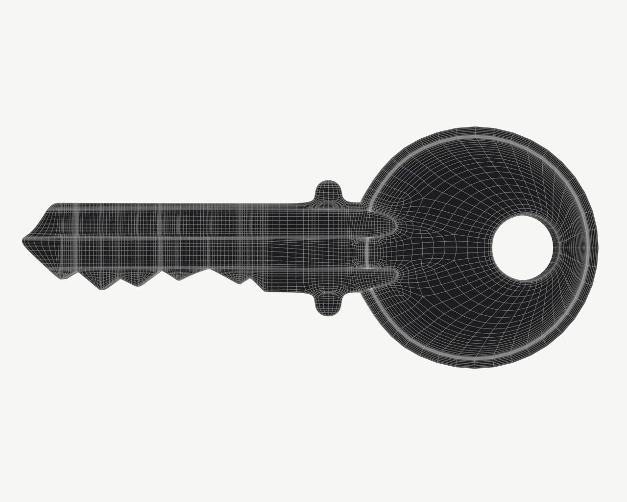 normal key 3D model | CGTrader