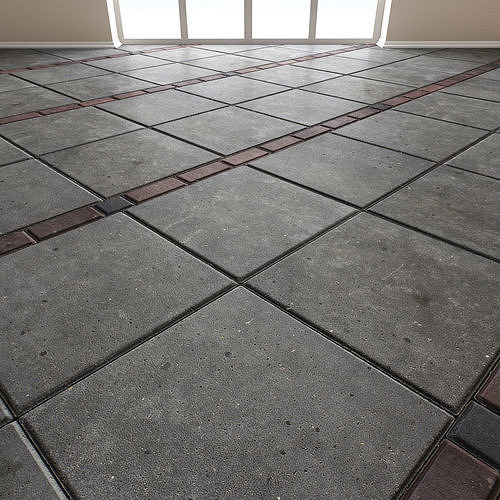Texture Paving slabs Floor 011 VR / AR / low-poly | CGTrader
