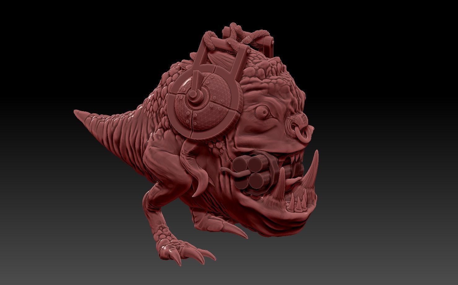 Squig Tankbusta 3D model 3D printable | CGTrader