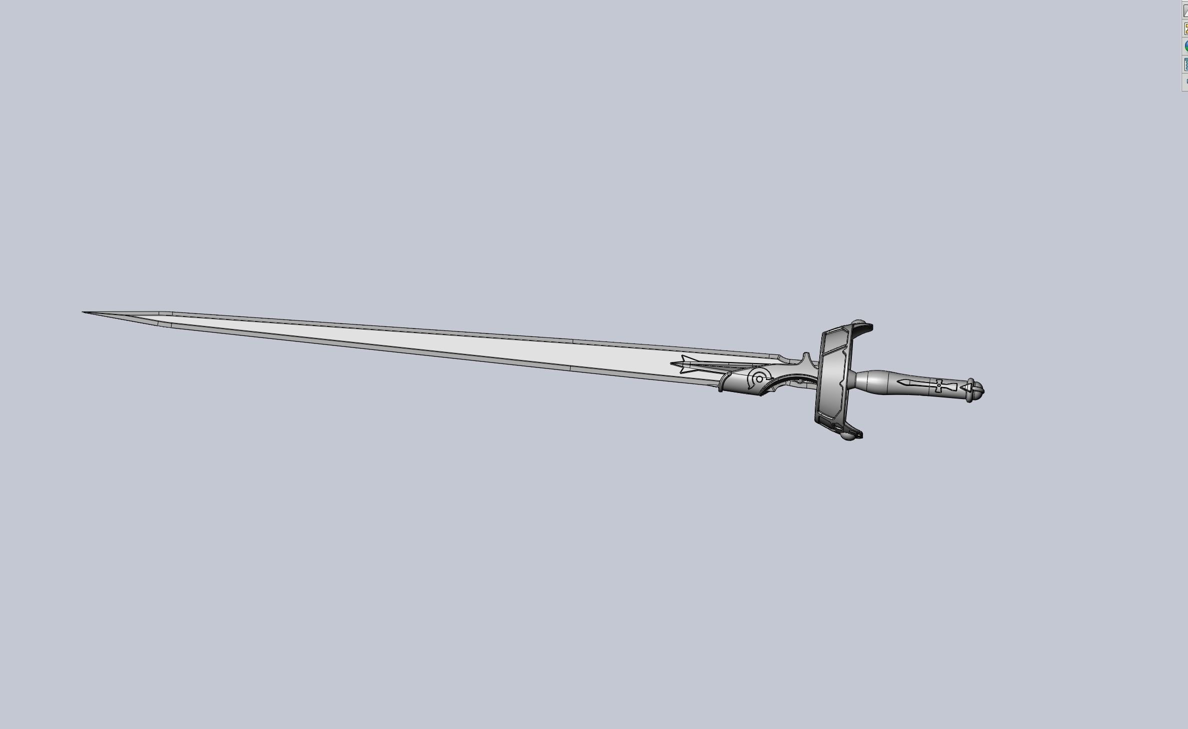 Sword Art Online Lambent Light Rapier Model 3D model 3D printable ...