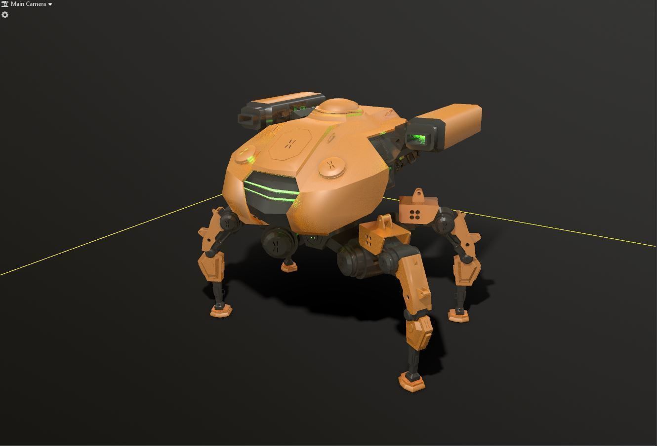 SPIDER MECHA 3D model rigged | CGTrader