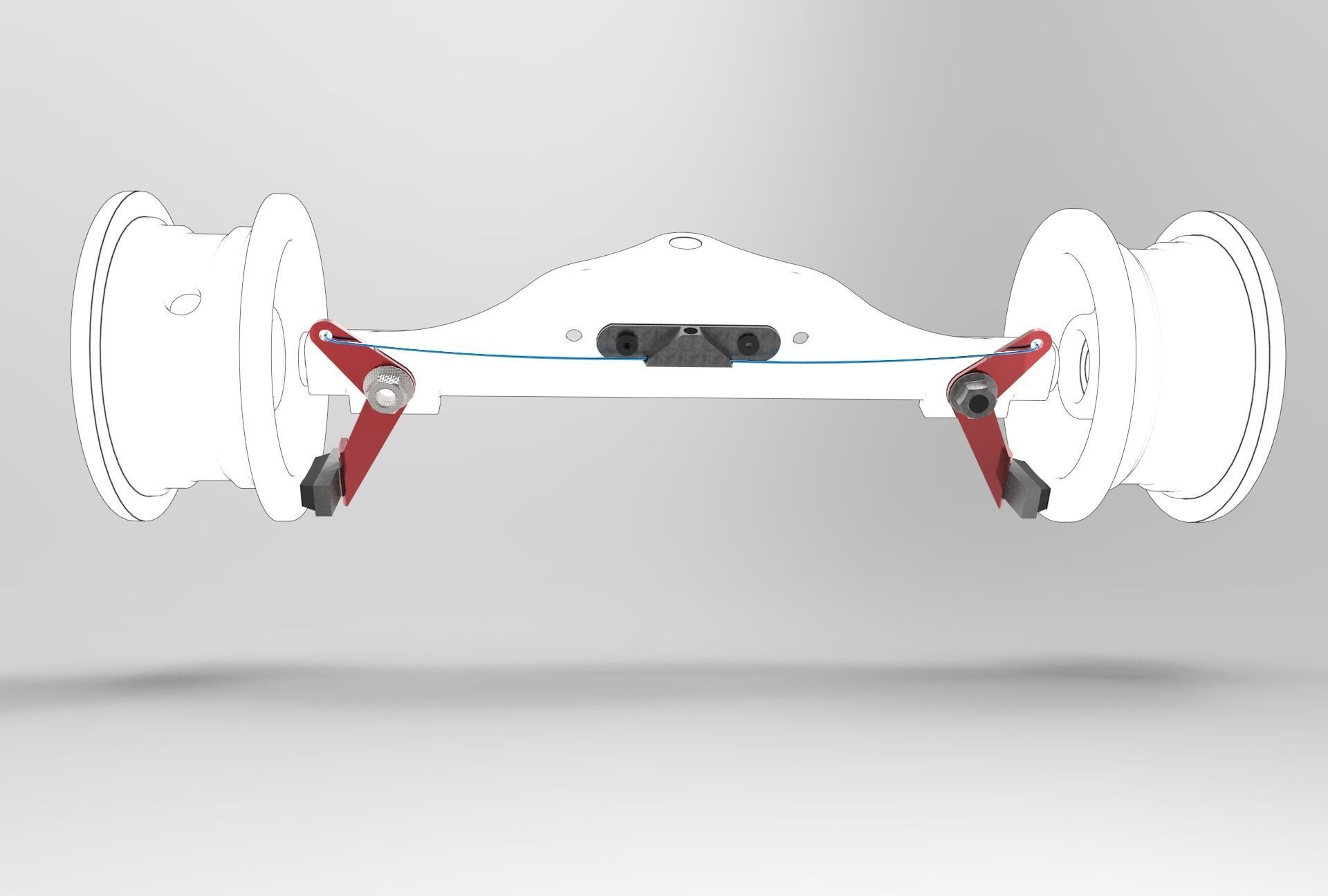 BDP STANDING BIKE Inspirated Halfbike 3D model rigged | CGTrader
