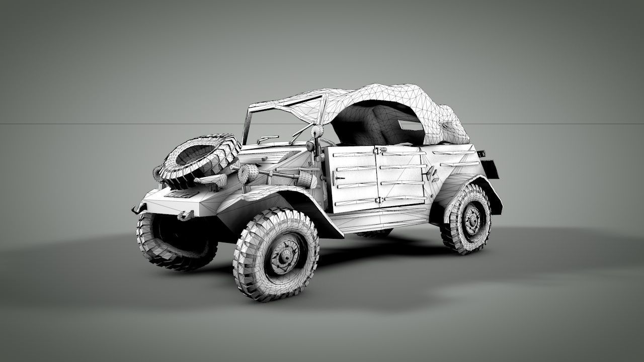 Wrecked Rusty Car 3D model | CGTrader