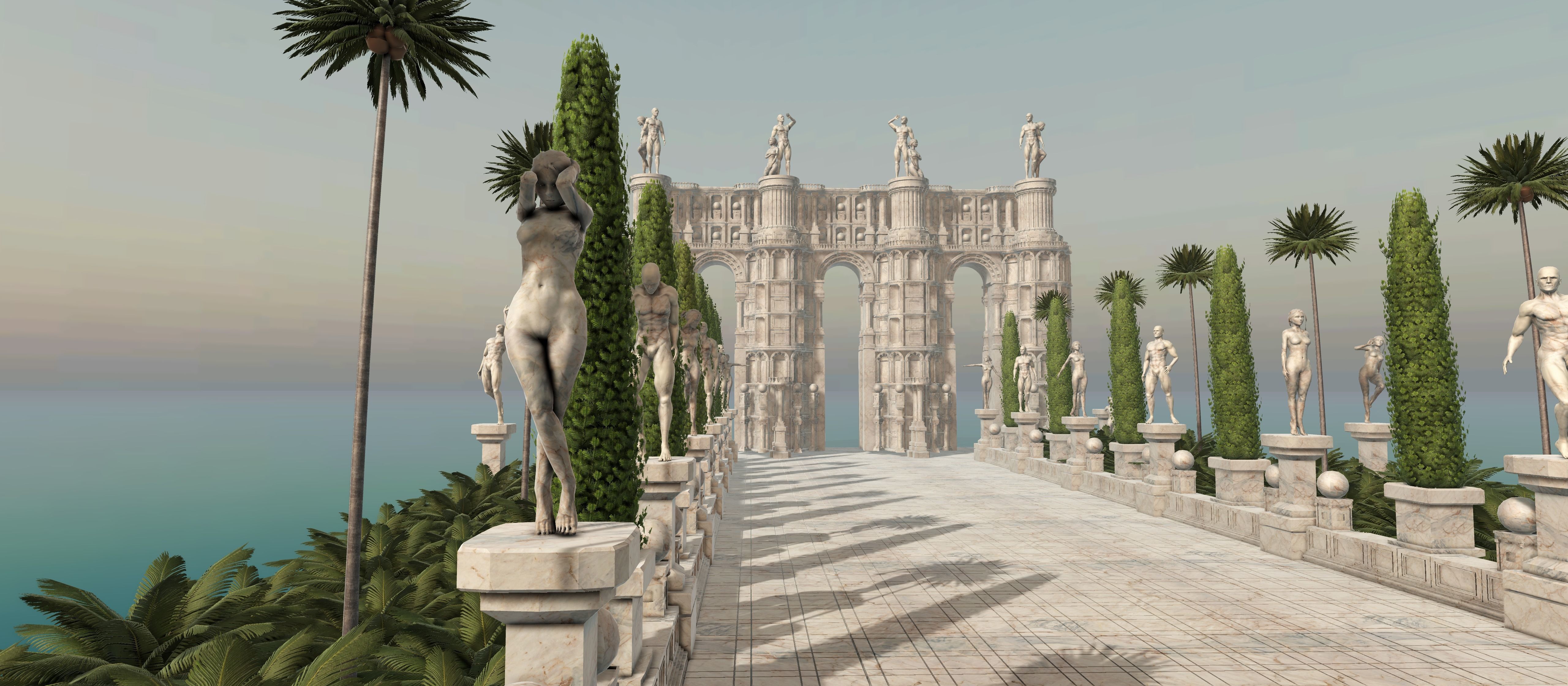 Antique Rome Scene for Unity 3D model | CGTrader