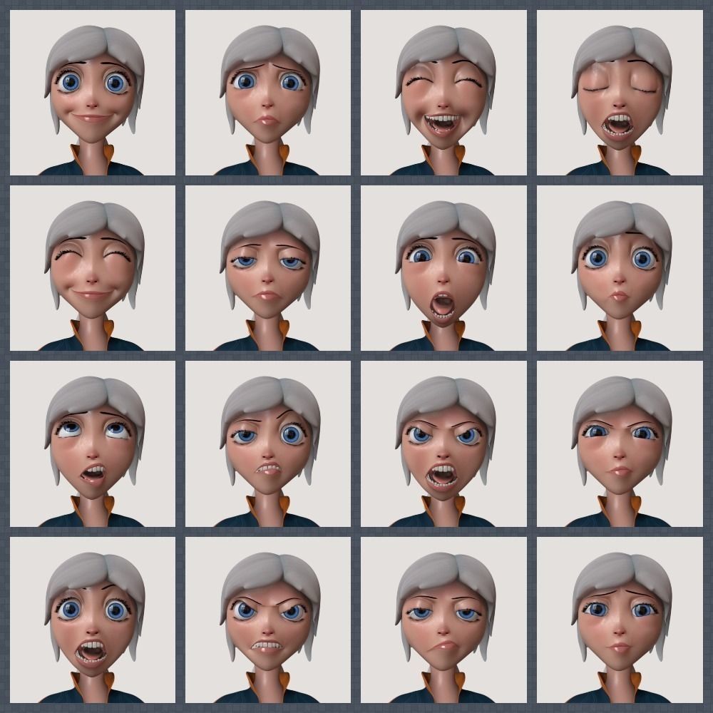 Susan-Ginormica free 3D model rigged | CGTrader