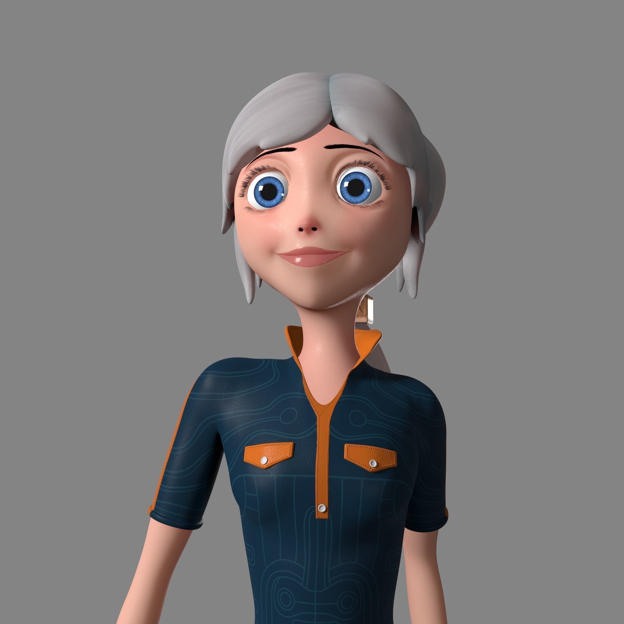 Susan-Ginormica free 3D model rigged | CGTrader