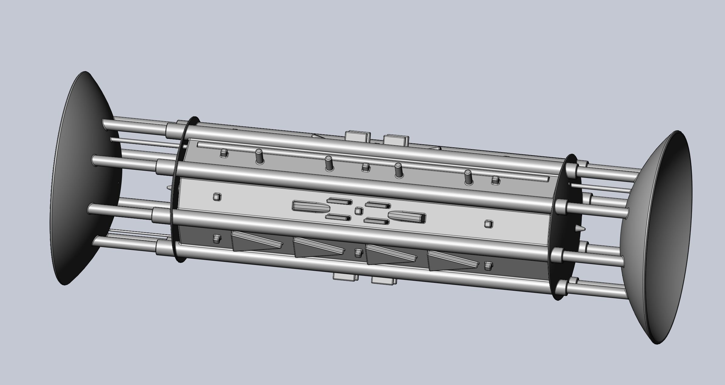 Orion Drive Two Ended Interstellar Ship Concept 3D model 3D printable ...