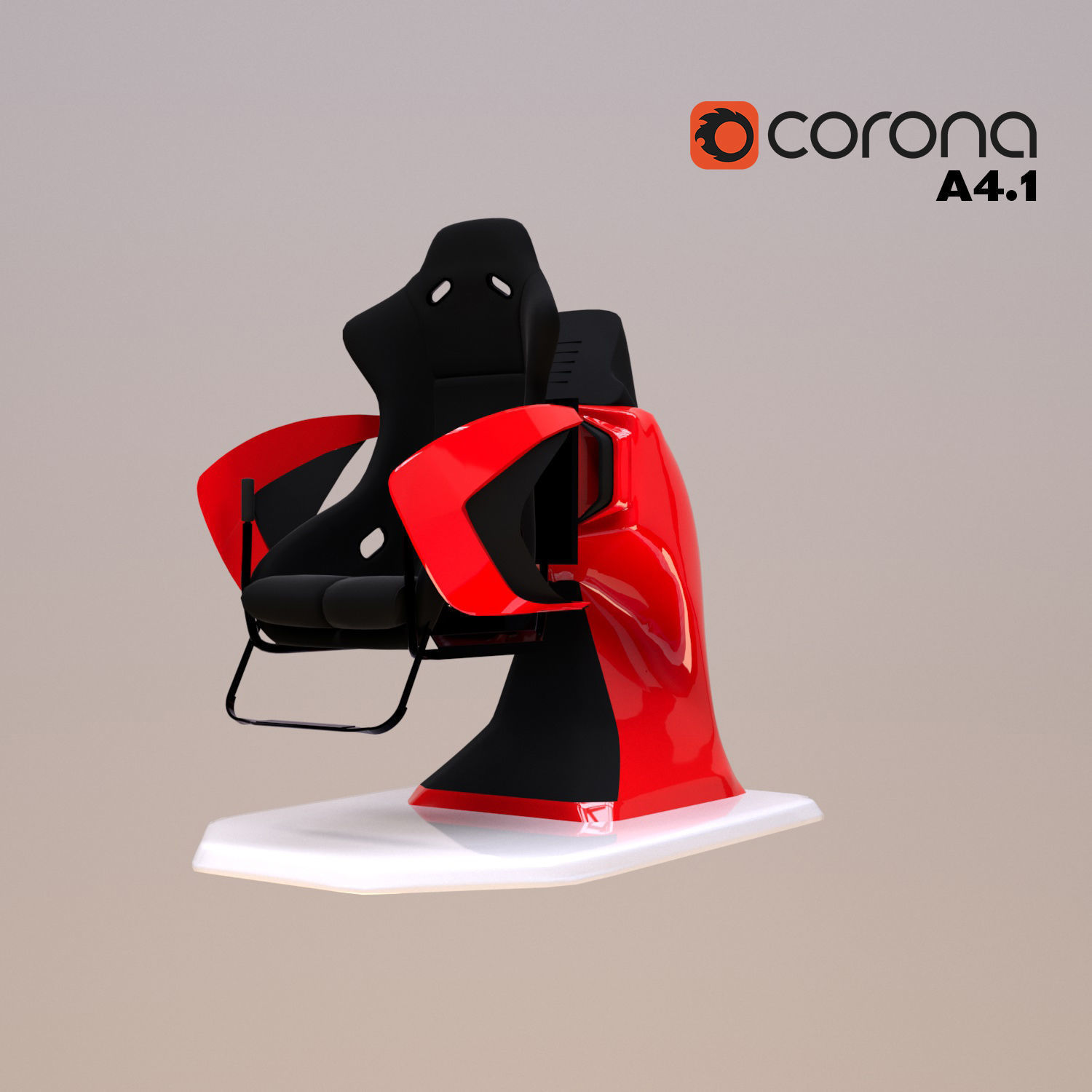 9D Virtual Reality VR Chair 360 Degree 3D model | CGTrader