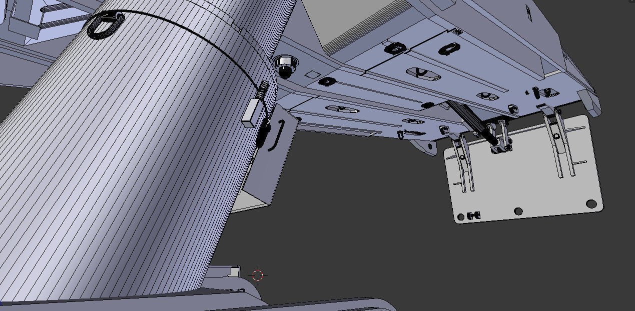 Underground longwall mining hydraulic roof support 3D model | CGTrader