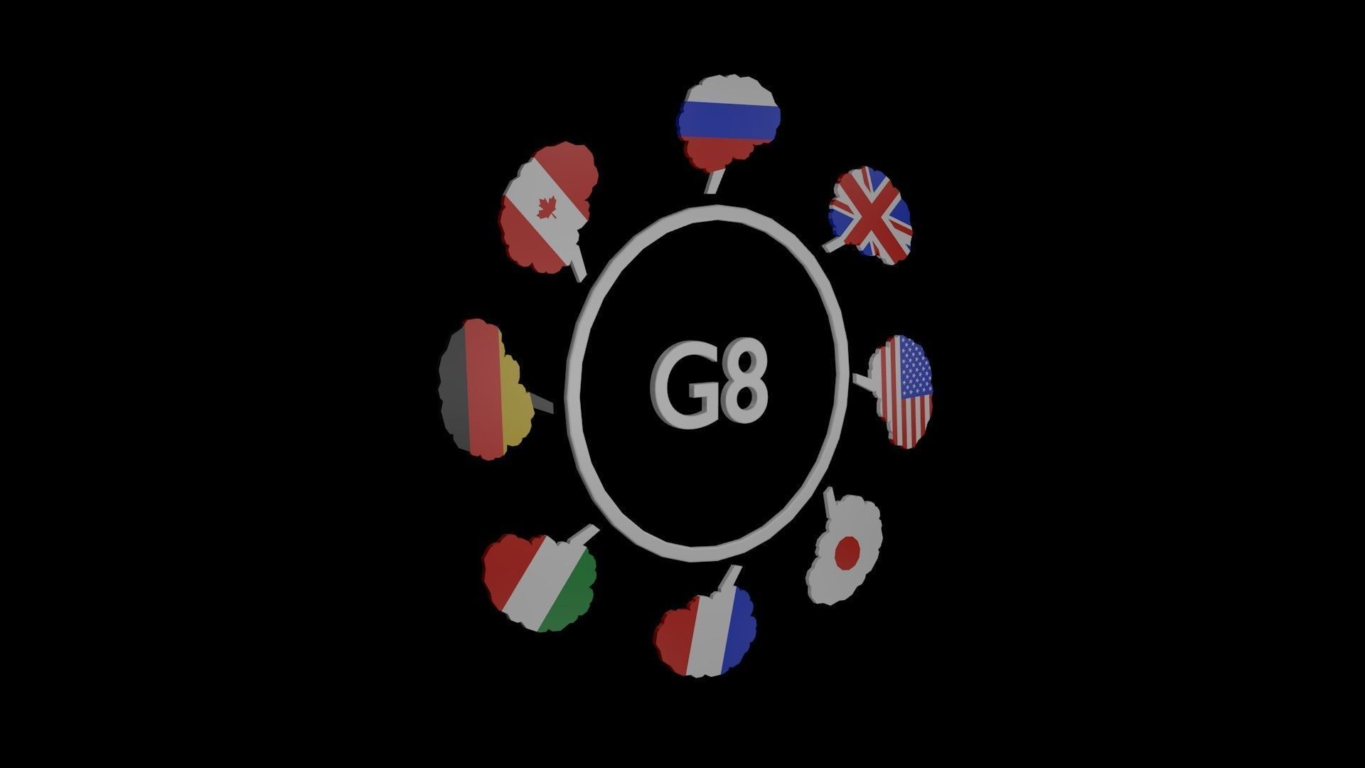 Symbol G8 3D model | CGTrader