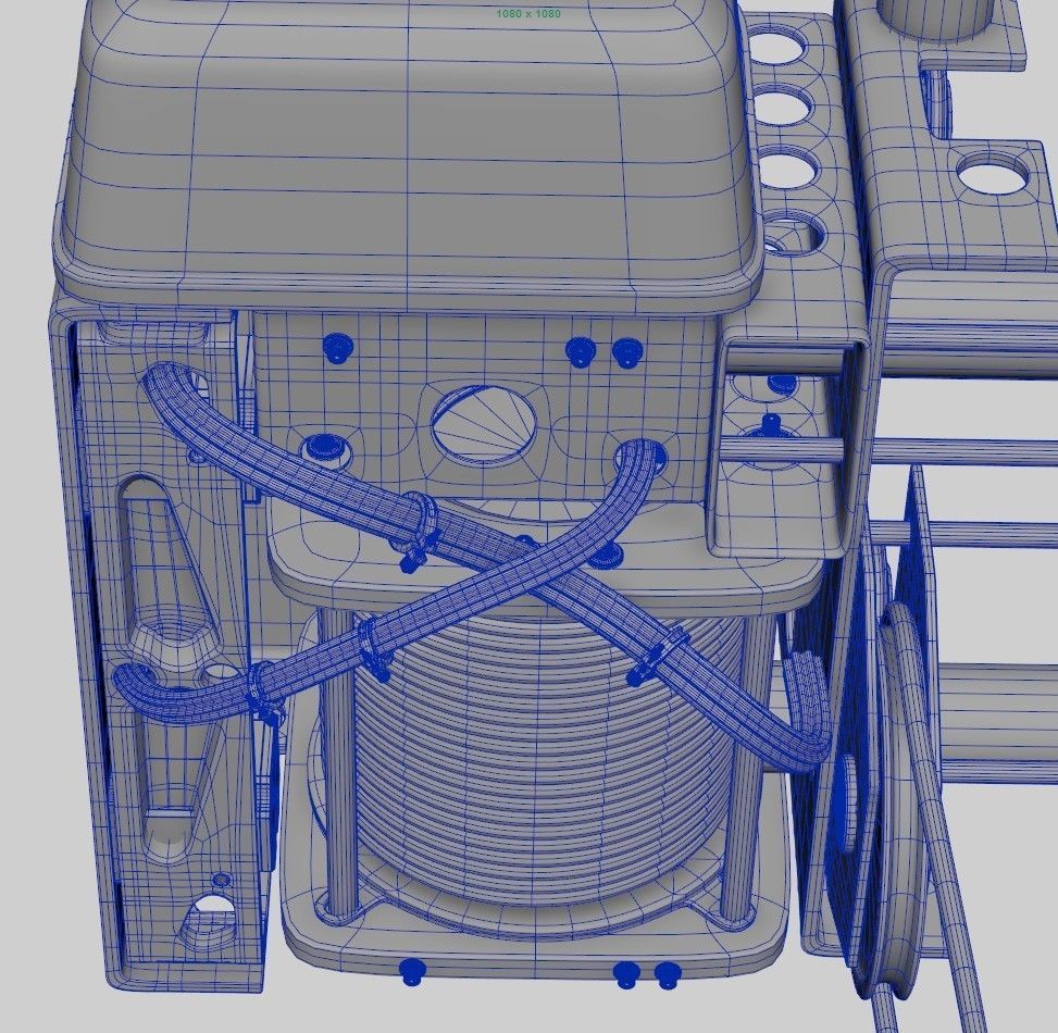 Overhead Crane Trolley 3D model | CGTrader