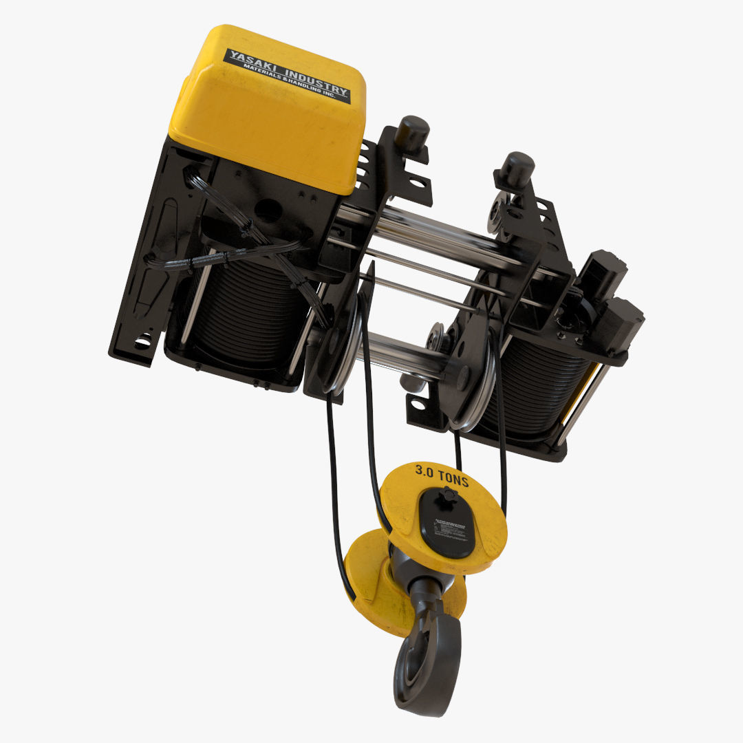 Overhead Crane Trolley 3D model | CGTrader