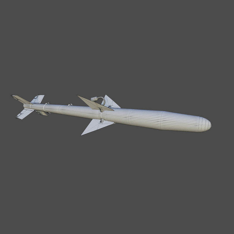 3D model AIM9 E missile VR / AR / low-poly | CGTrader