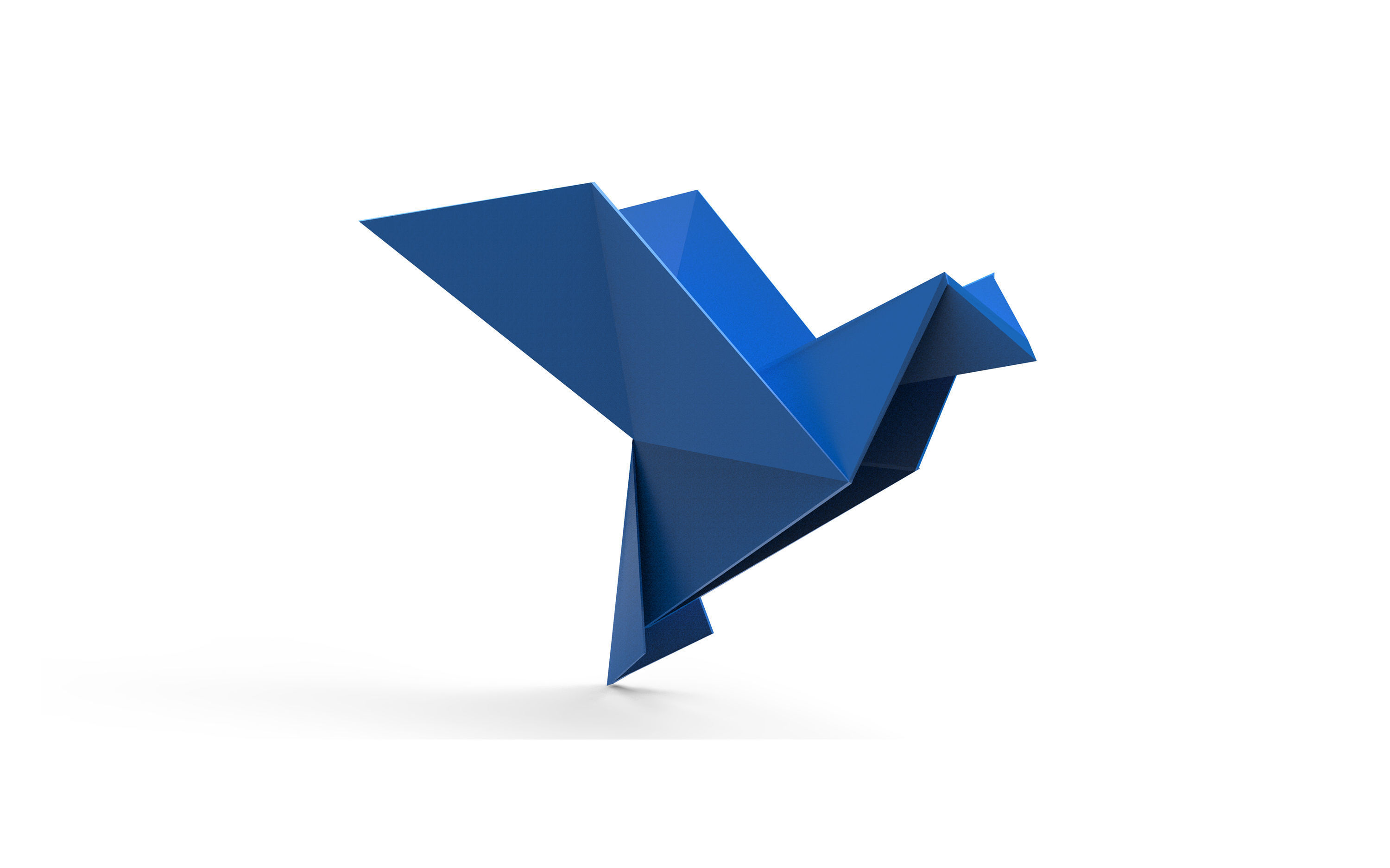 Origami Bird 3D model VR / AR ready | CGTrader