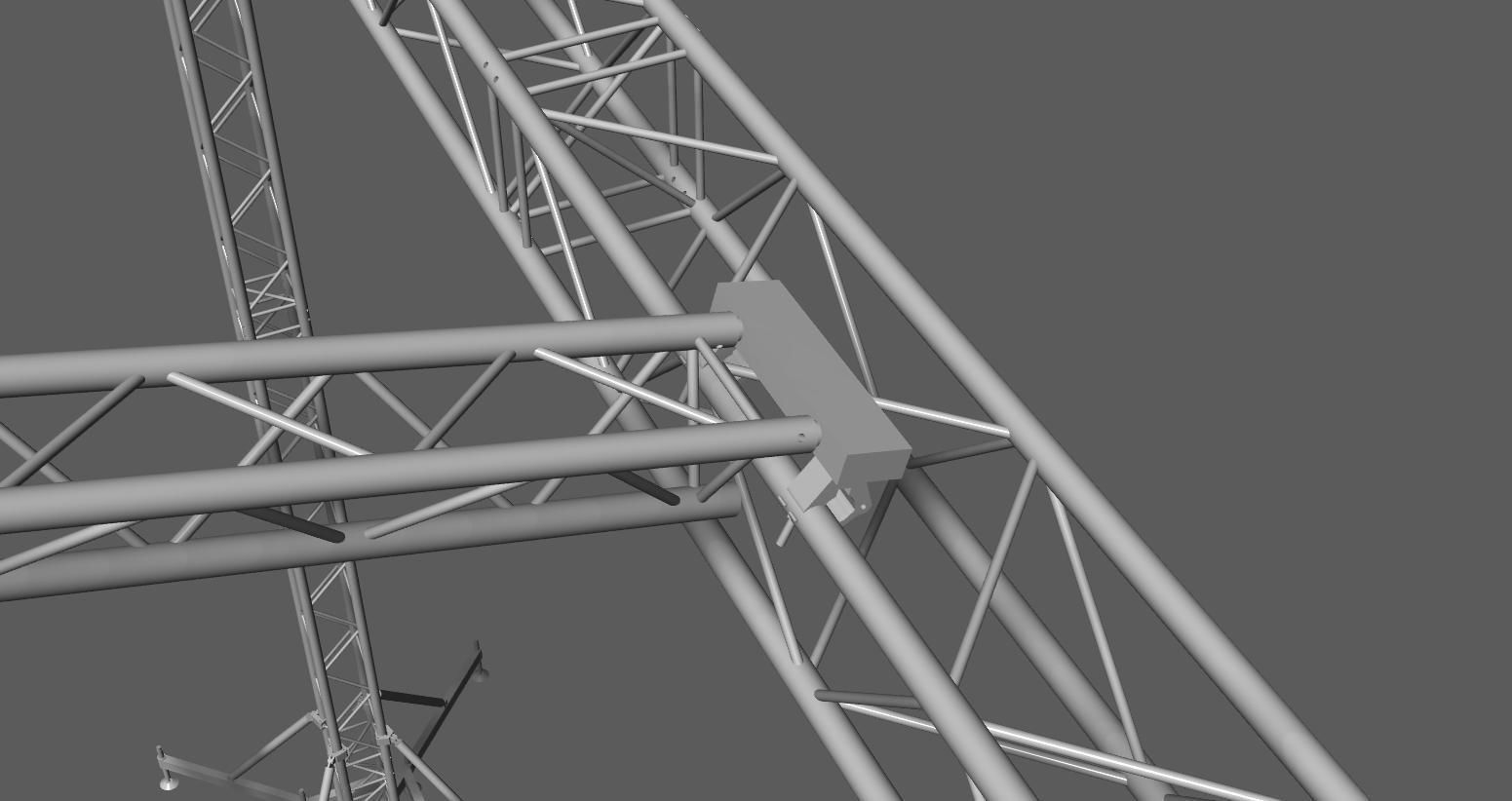 Prolyte MPT 10x8 roof system 3D model | CGTrader