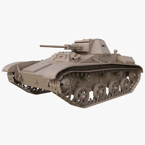 Tank T 60 Soviet Clay Mental Ray 3D model | CGTrader